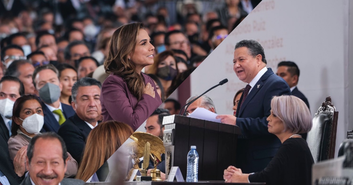 Mara Lezama acompaña a Julio Menchaca en su toma de protesta - MCV Noticias