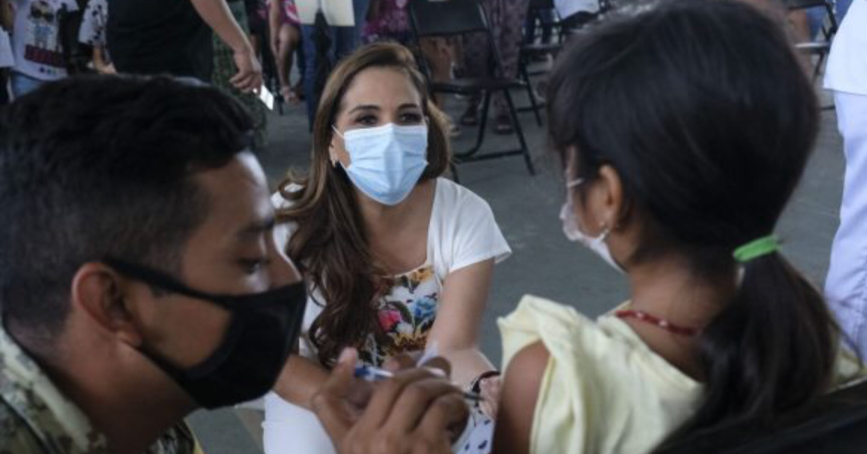 Supervisa Mara Lezama vacunación a menores de edad en Chetumal - MCV Noticias